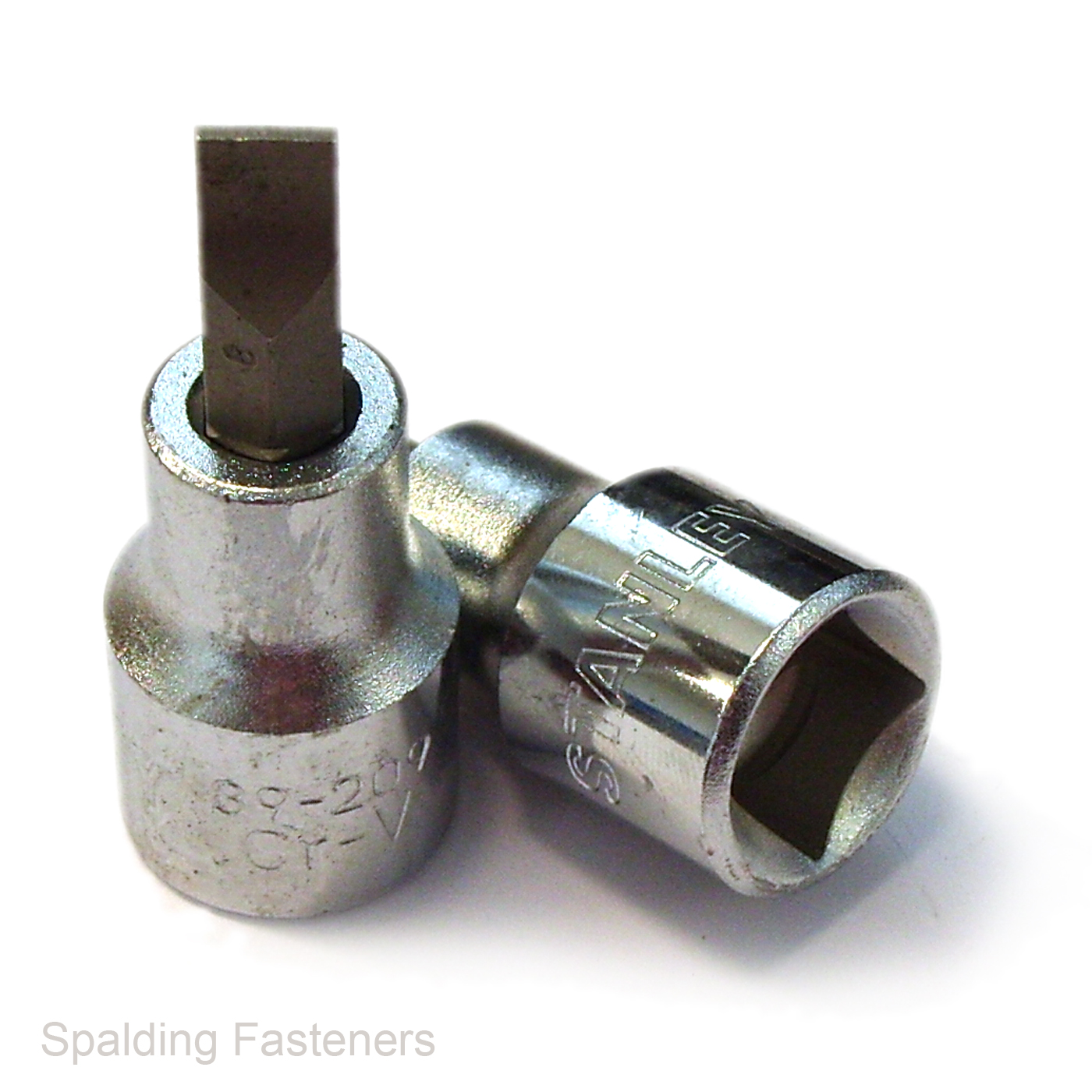 1/2" Stanley Ratchet Drive Slotted Socket Pieces 6.5mm 8mm 10mm & 12mm ...